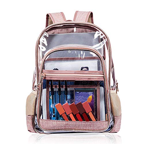 Okngr Heavy Duty Clear Backpack See Through Transparent Backpack