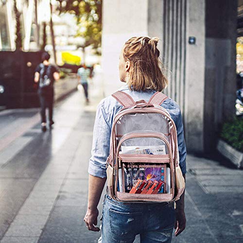 Okngr Heavy Duty Clear Backpack See Through Transparent Backpack