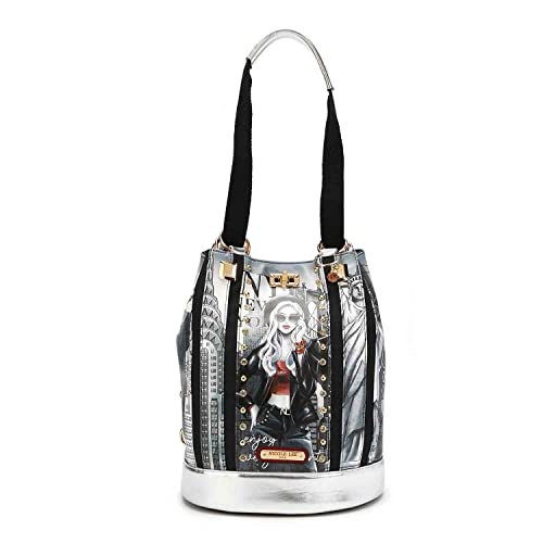 Nicole Lee MULTIFUNCTIONAL BUCKET BAG BACKPACK LNY16057 LIFE IN NEW YORK