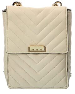 zac zac posen women’s soft earthette convertible backpack, swan, one size