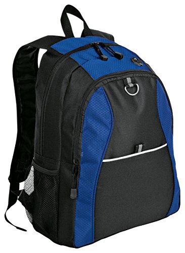 Port Authority Contrast Honeycomb Backpack OSFA Twilight Blue/ Black