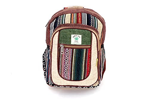 Unique design Hemp Backpack Small Backpack Hippie Backpack Festival Backpack Hiking Backpack 100% Hemp|100 VEGAN| FAIR TRADE | Handmade with Love.