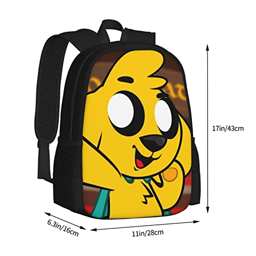 Mike-Crack School Rucksack College Bookbag Travel Backpack for Adult Women & Men School Backpack Bookbag for Boys Girls Teens