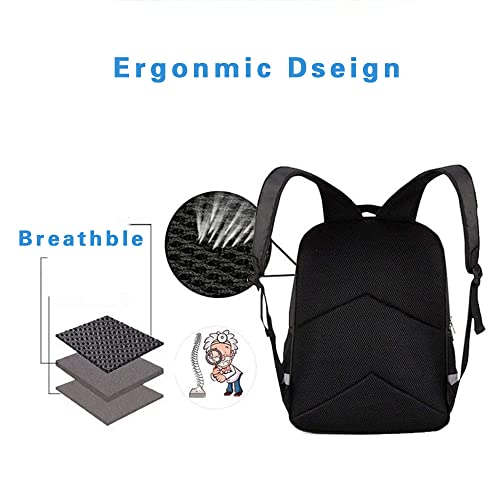 Konbeases Anime Demon Slayer School Backpack for Boys and Girls, Kimetsu No Yaiba 3D Print Bookbag, Schoolbag with Stationery Bag-Uzui Tengen B