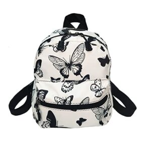 tekzitfuir girls butterfly backpack sweet student backpack purse mini backpack small size