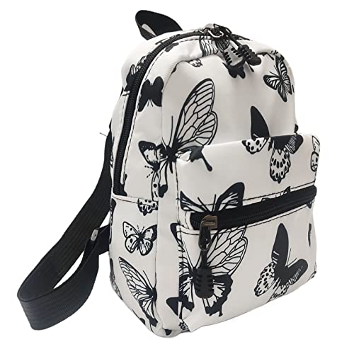 Tekzitfuir Girls Butterfly Backpack Sweet Student Backpack Purse Mini Backpack Small Size