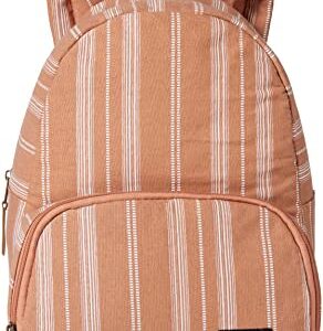 Roxy Women's Always Core Canvas Backpack, Toasted Nut Bico Stripe, 1SZ