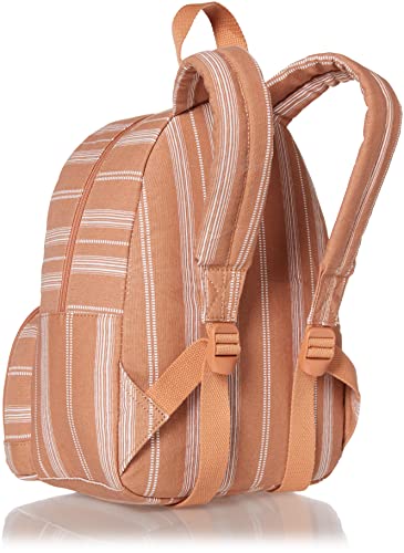 Roxy Women's Always Core Canvas Backpack, Toasted Nut Bico Stripe, 1SZ