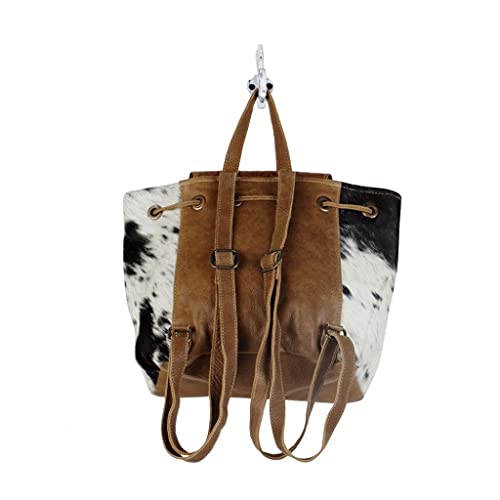 Myra Bag Must Have Backpack Upcycled Cowhide & Leather S-2843