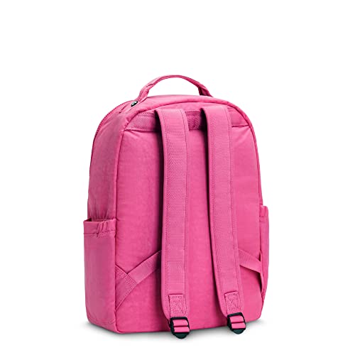 Kipling Seoul Large 15" Laptop Backpack Powerful Pink Shine