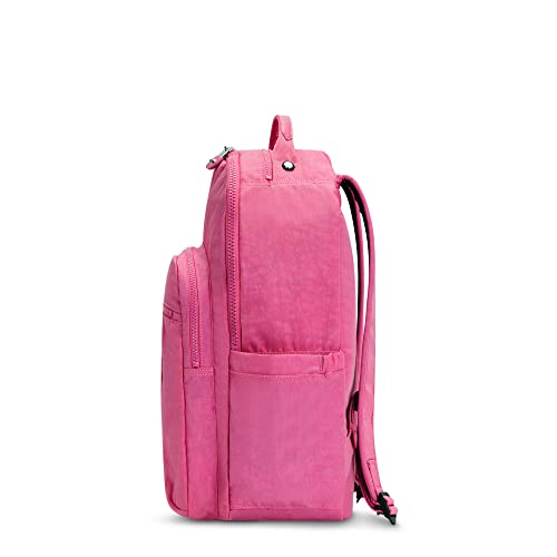 Kipling Seoul Large 15" Laptop Backpack Powerful Pink Shine