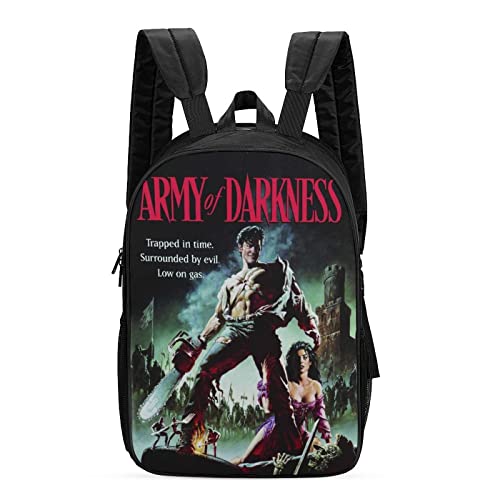 AAsh VS The Evil Dead Backpack, double-sided dual-use backpack, suitable for daily work travel laptop backpack (17 inches)