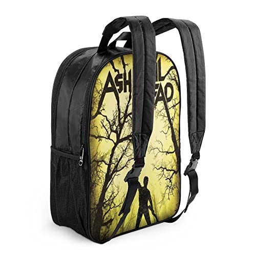 AAsh VS The Evil Dead Backpack, double-sided dual-use backpack, suitable for daily work travel laptop backpack (17 inches)