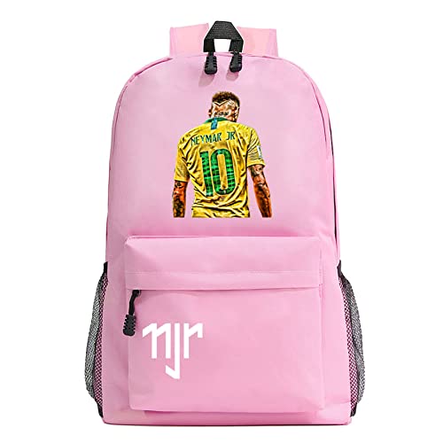 GENGX WesQi Neymar JR Waterproof School Bookbag-PSG Wear Resistant Laptop Bag Durable Travel Daypack for Boys