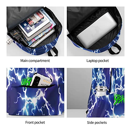 Unisex School Bag Game Bookbag Laptop Backpack Teen Girls Boys 3d Printed Daypack Travel Computer Bags