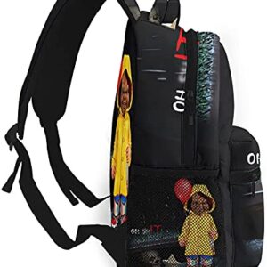 Horror Movie Chu-CKY Backpack Laptop Travel Bag Durable Waterproof for School College Student Knapsack