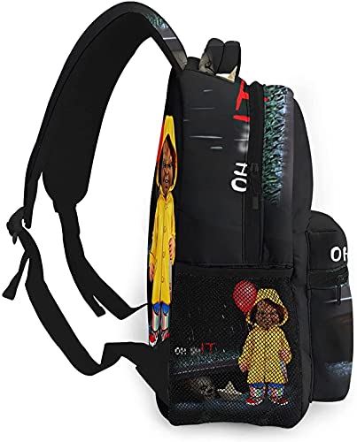 Horror Movie Chu-CKY Backpack Laptop Travel Bag Durable Waterproof for School College Student Knapsack