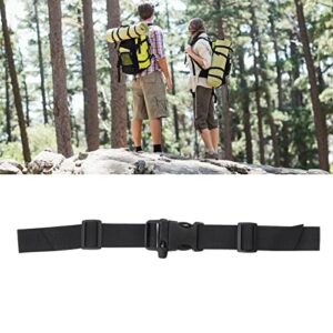 Jenngaoo Backpack Sternum Strap, Black Adjustable Backpack Strap Kids School Bag Non Slip Backpack Straps for Universal Outdoor Mountaineering Bag