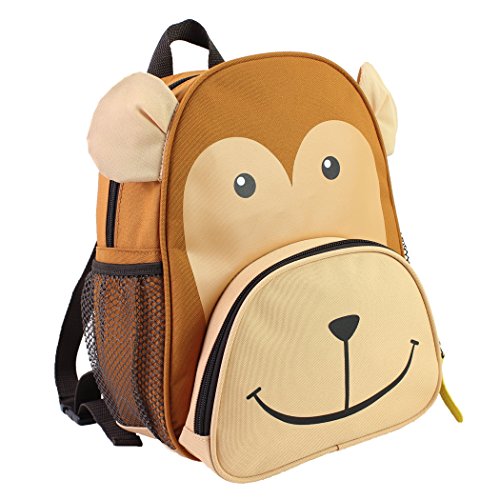 BJX Nolan the Monkey Mini Backpack, 12" Height