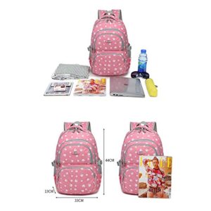 Dog Paw Prints Backpack Primary School Student Book Bag School Bag for Students