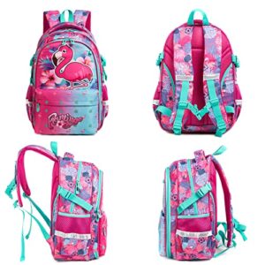 MOHCO Kids Backpack 16 in School Bookbag with Insulated Lunch Box Pencil Case Lightweight Student Bookbag for Girls and Boys