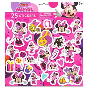 Fast Forward Minnie Mouse Mini Backpack with Lunch Box Set - Bundle with 11" Minnie Backpack, Minnie Mouse Lunch Bag, Water Bottle, Stickers, More | Minnie Backpack for Toddlers