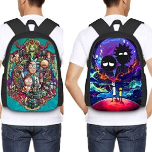 Anime Backpack Large Capacity Premium Durable Bookbag Casual Lightweight Travel Bag for Anime Fans