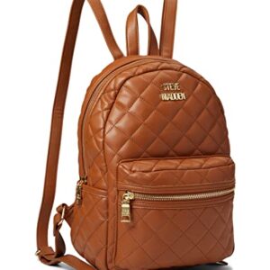 Steve Madden Mia Quilted Backpack Cognac One Size