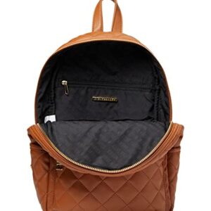 Steve Madden Mia Quilted Backpack Cognac One Size