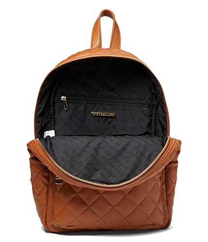 Steve Madden Mia Quilted Backpack Cognac One Size