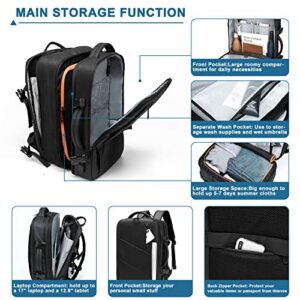 Travel Backpack,WUAYUR 15.6inch Laptop Backpack w/USB Port,40L Carry On Luggage