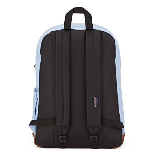 JanSport Right Pack Backpack - School, Travel, Work, or Laptop Bookbag with Leather Bottom, Hydrangea