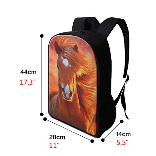 GIVE ME BAG Generic Children Horse Backpack Magazine Stylish School Bags for Kids