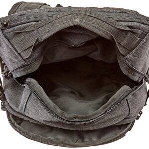 SAMURAI TACTICAL Katana Backpack, Black Heathered Woven, One Size