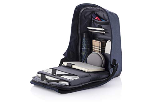 XD Design Bobby Original Anti-Theft Laptop Backpack with USB Port (Navy)