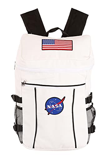 Fun Costumes Adult NASA Backpack Standard White