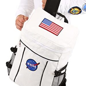 Fun Costumes Adult NASA Backpack Standard White