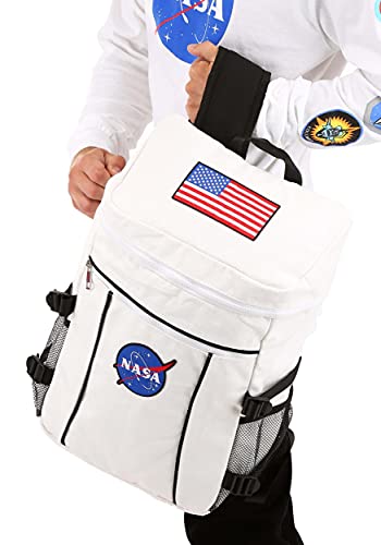 Fun Costumes Adult NASA Backpack Standard White