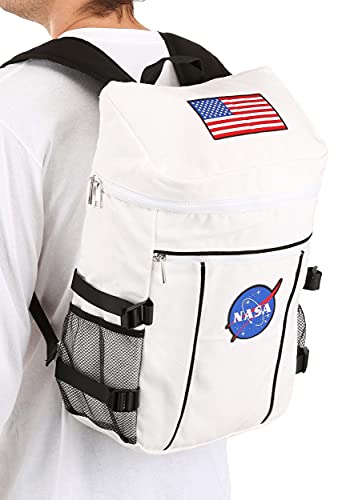 Fun Costumes Adult NASA Backpack Standard White