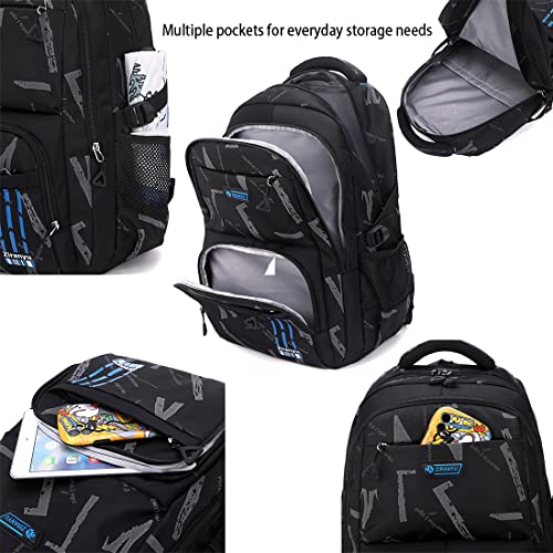 Travel Backpack Laptop Backpacks Men Women Water Resistant College School Bookbag Dark Blue