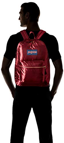 JanSport JS0A3C4W50C High Stakes Backpack, Russet Red/Rose Gold