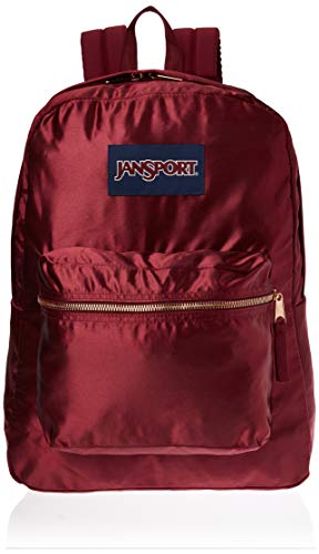 JanSport JS0A3C4W50C High Stakes Backpack, Russet Red/Rose Gold