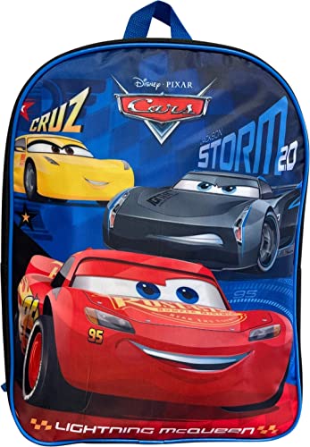 Ruz Cars Lightning McQueen 15" School Bag Backpack