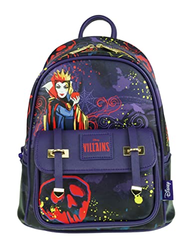 KBNL Villains - Evil Queen 11' Vegan Leather Mini Backpack - A21828, Multicoloured, Medium