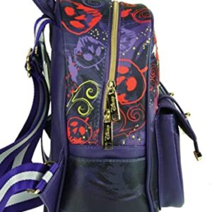 KBNL Villains - Evil Queen 11' Vegan Leather Mini Backpack - A21828, Multicoloured, Medium