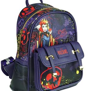 KBNL Villains - Evil Queen 11' Vegan Leather Mini Backpack - A21828, Multicoloured, Medium