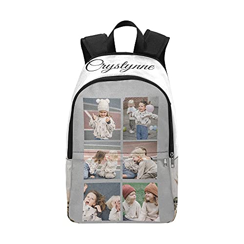 1122 Custom Backpack Photo Backpack Personalized School Bag Customize Backpack (Multi 6), 17.72 inch (H) x 11.81 inch (L) x 5.51 inch (W)