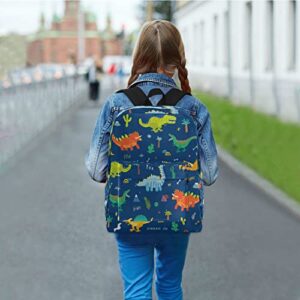 Dinosaurs Backpack Travel Rucksack Lightweight School Bookbag Daypack for Adults Teen Students Boys Girls