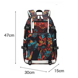 Convenient USB Cartoon School Bag Casual Fashion Bags Computer Cool Travel Multifunction Backpack