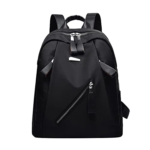 Women's 2022 New Korean Fashion Popular Waterproof Cloth Backpack Gaming Laptop Backpack with Keyboard (Black, One Size)